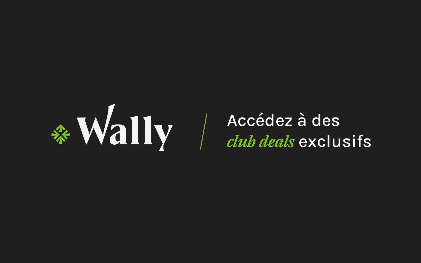 Wally | Connectez-vous à votre compte